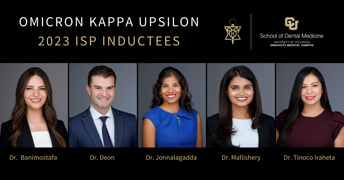 CU Dental ISP Class of 2023 Awards